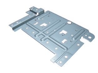 China Precision metal stamping parts for  frame of office appliance, SECC material with thickness 1.5 mm supplier